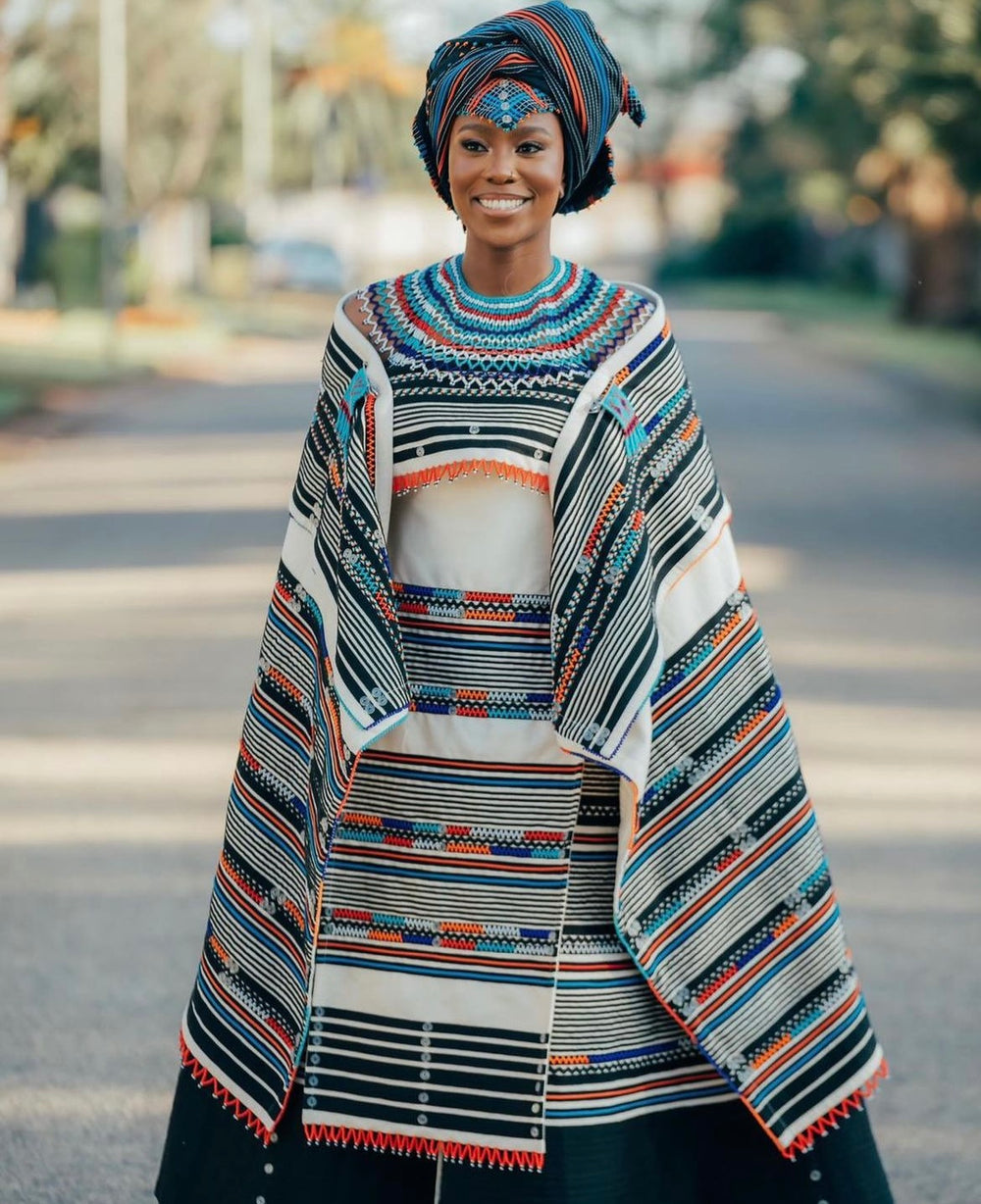 Cream heavily beaded 5 piece ensemble